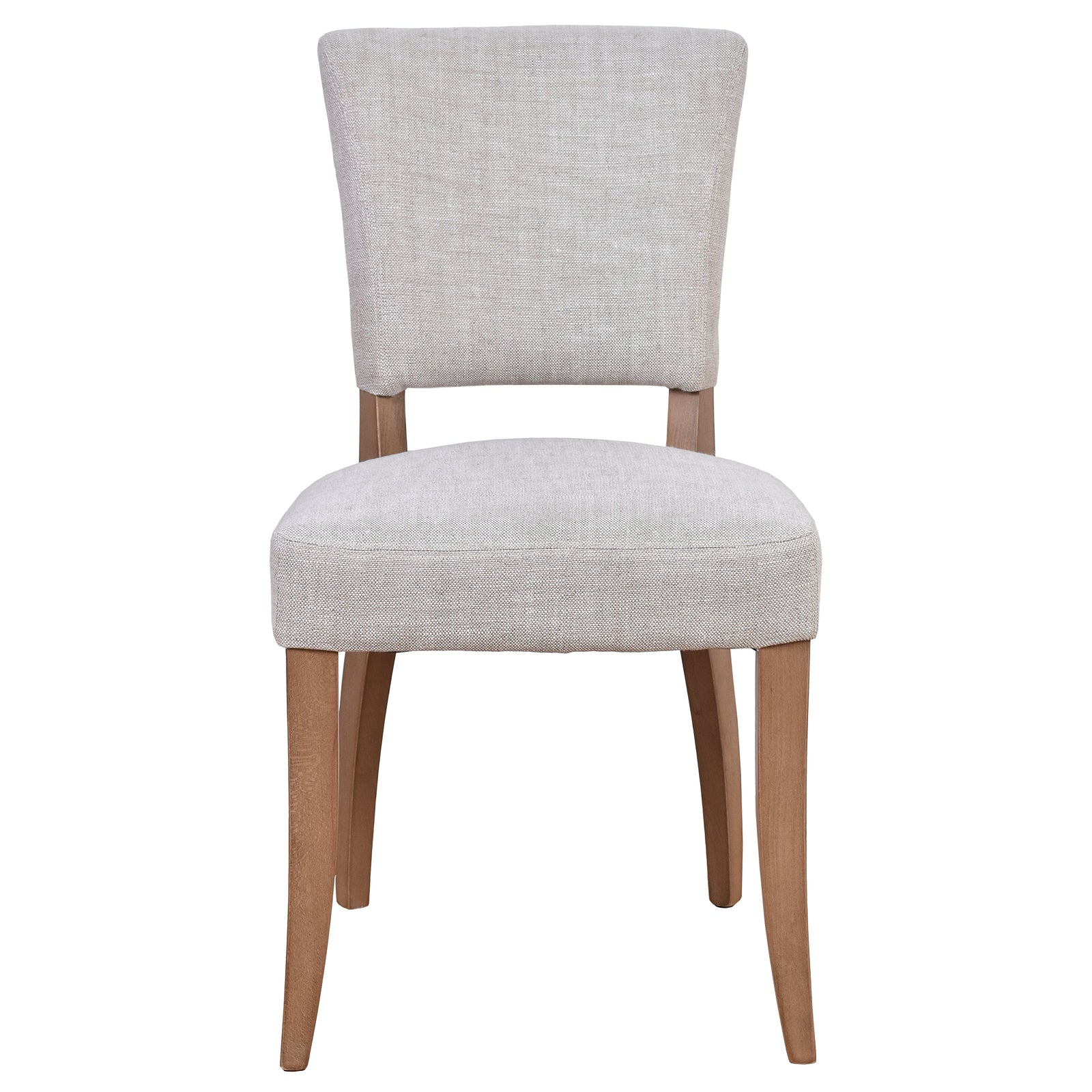 Cartier Dove Grey Linen Dining Chair Briarsmoke