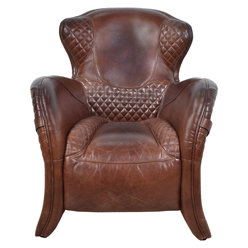 Stallion Full Vintage Leather Saddle Armchair