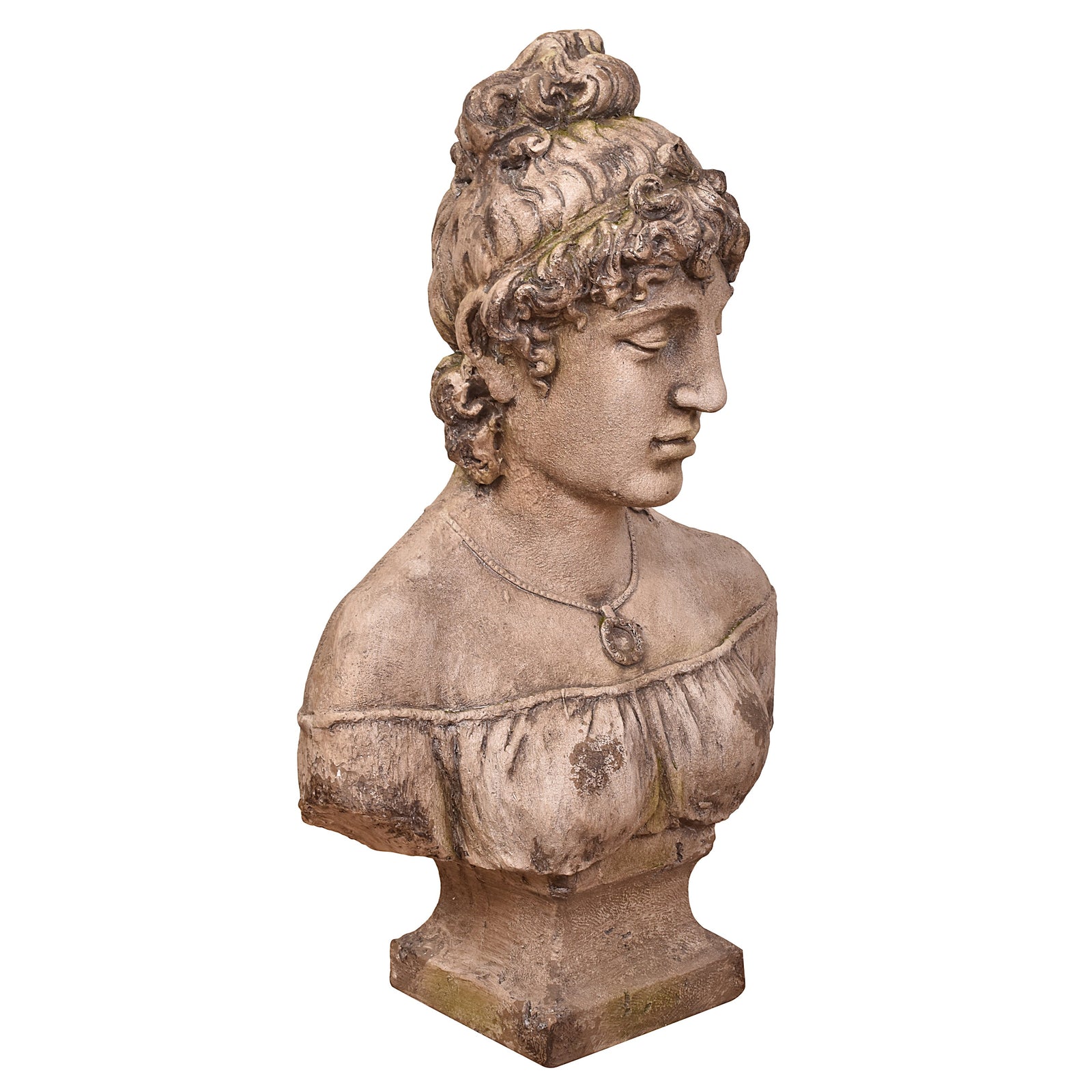Vintage Female Bust Statue