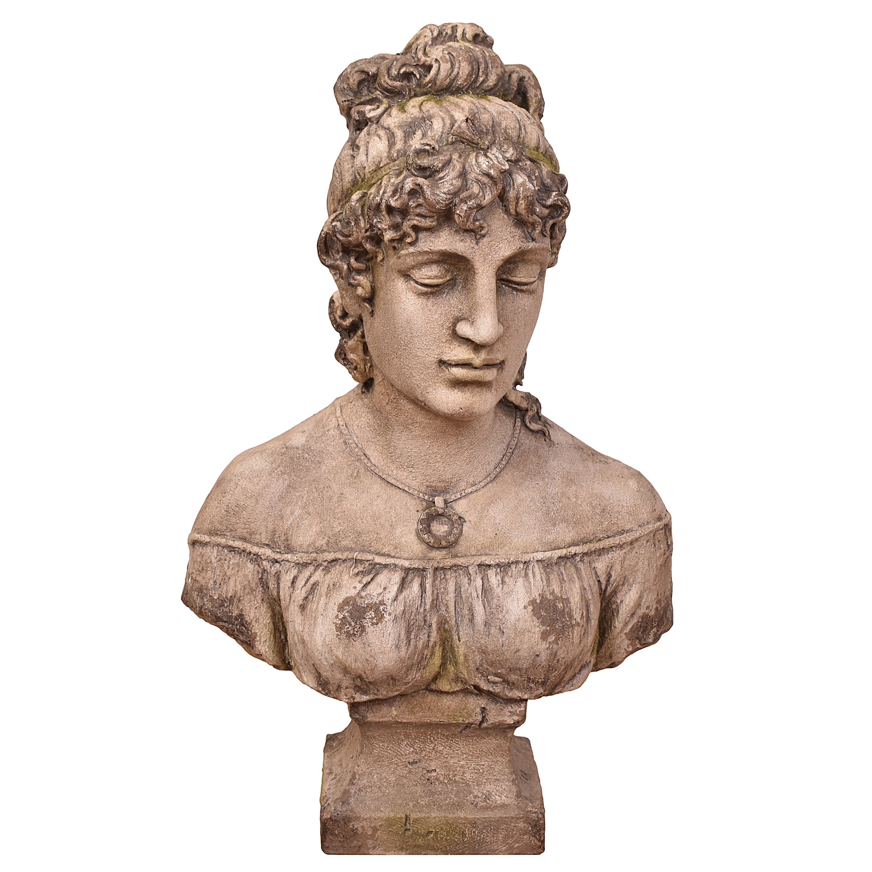 Vintage Female Bust Statue